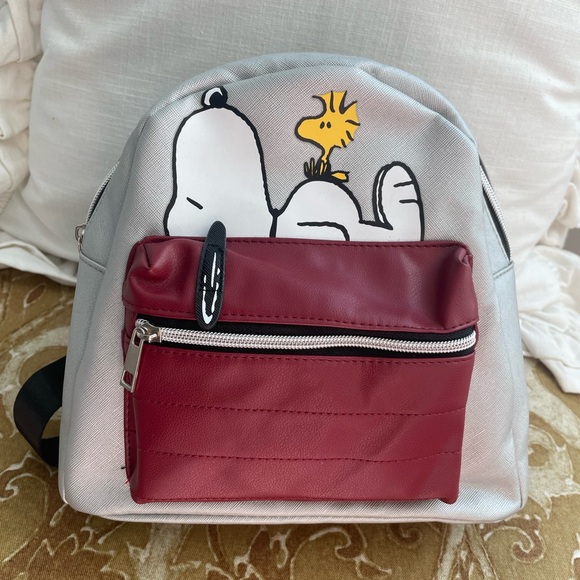 Peanuts | Bags | Peanuts Snoopy And Woodstock Mini Backpack Nwt | Poshmark